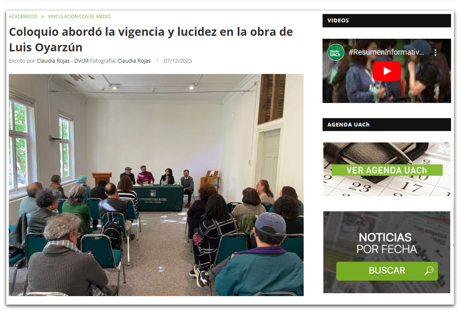 2023 - Ediciones UACh