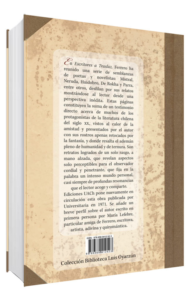 Escritores a Trasluz - Ediciones UACh