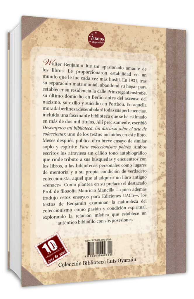 Desempaco mi Biblioteca - Ediciones UACh Colección Biblioteca Luis Oyarzún